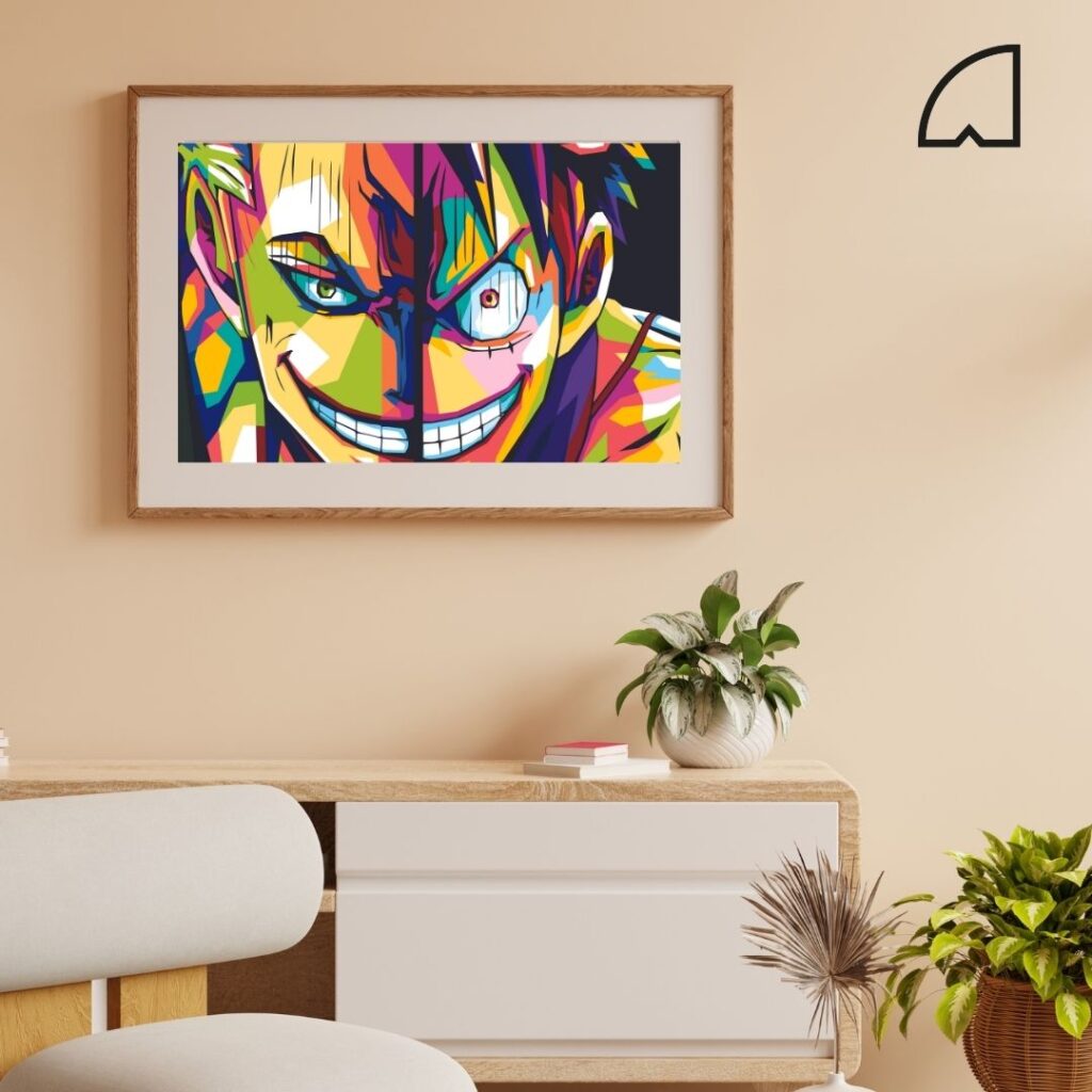 One piece-Kit de pintura por números. - Art Box